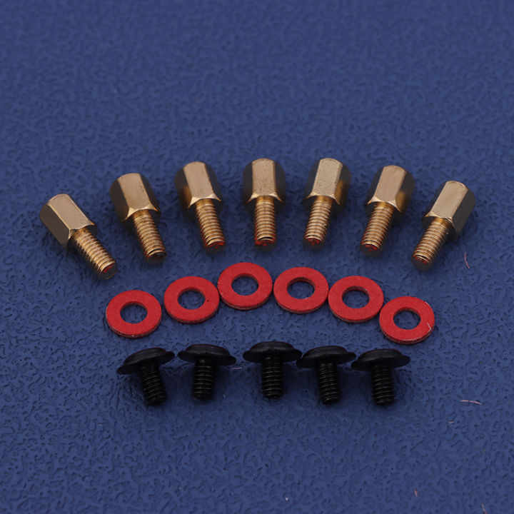 60Pcs Computer PC Case Motherboard Riser Screws 6-32-M3 Insulation ...