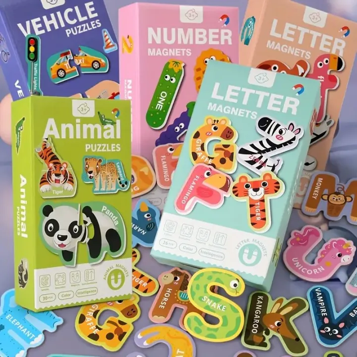 Magnetic ABC letters 0-9 Number Stickers Educational Toys, Children's ...