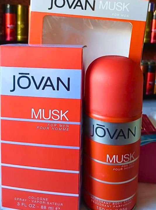 Adidas Jovan Musk Men’s 2-in-1 Body Spray & Perfume – Bold Masculine ...