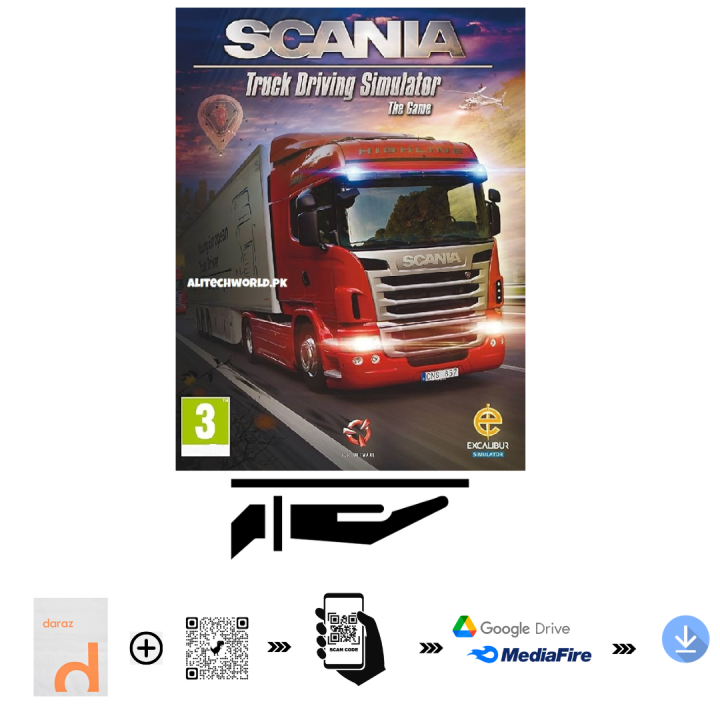 Scania Truck Driving Simulator Game For PC | Daraz.pk