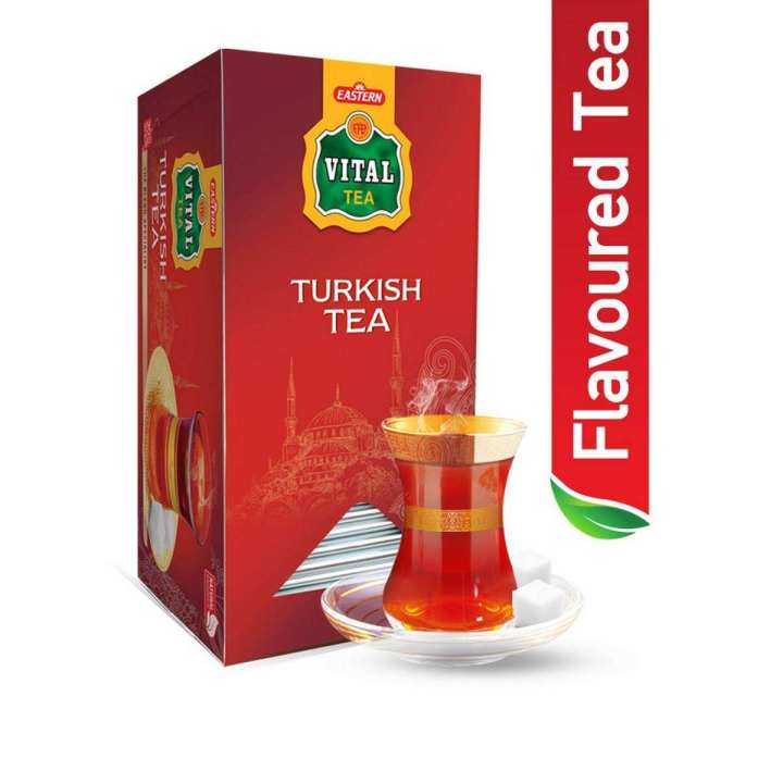 Vital Tea - TURKISH TEA - Black Tea Box - 25 Bags inside/ Box (150 G ...