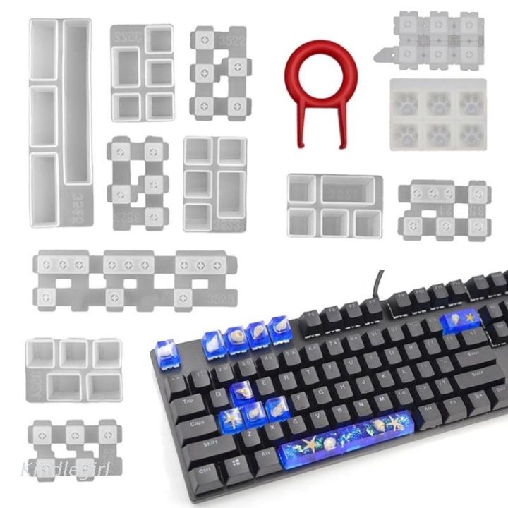 KING Mechanical Gaming Keyboard Resin Mold Computer PC Gamer Pet Paw ...