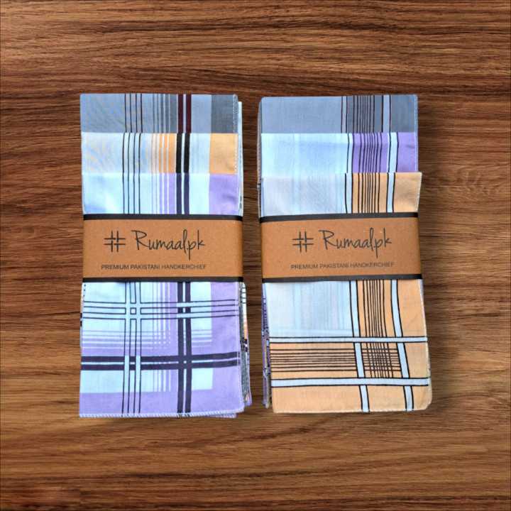 Cotton Handkerchief Printed for men Romal | Daraz.pk