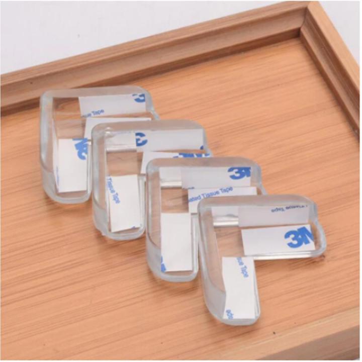 4 Pcs Silicone Table Corner Edge Protector Covers | Daraz.pk