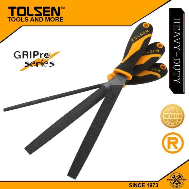 Tolsen 3 Pcs Carbon Steel File Set 200mm, 8" - 32033 - NCs | Daraz.pk