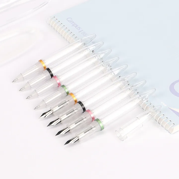 High Transparent Fountain Pen Business Medium Ef/f Nib Ink Pens ...