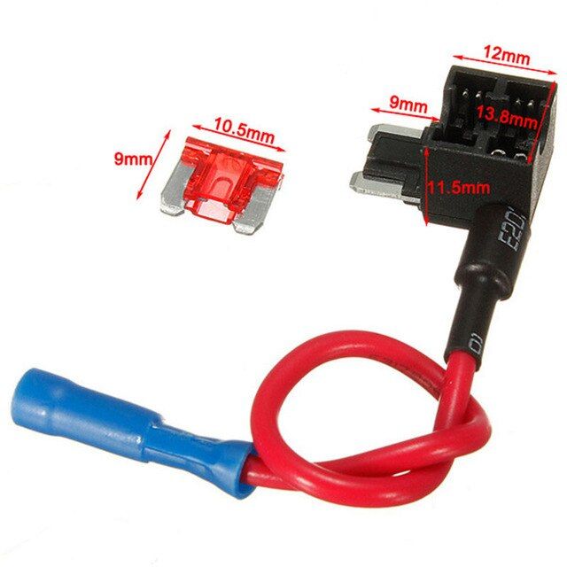 【Universal Car Parts Store】12V Fuse Holder Add-a-circuit TAP Adapter ...