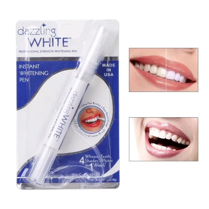 Dazzling White Teeth Whitening Pen Easy To Use Instant Tooth Bleaching ...