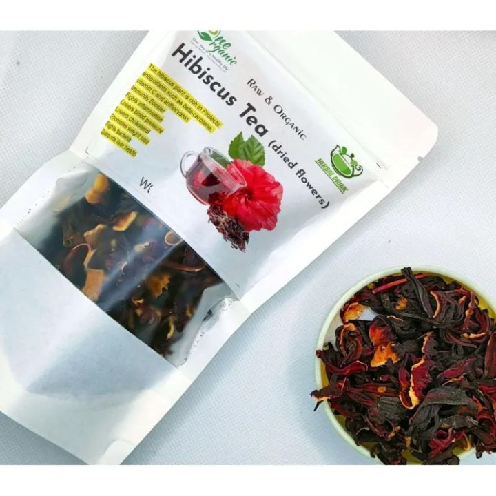 Organic Hibiscus Tea 100 gm | Daraz.pk