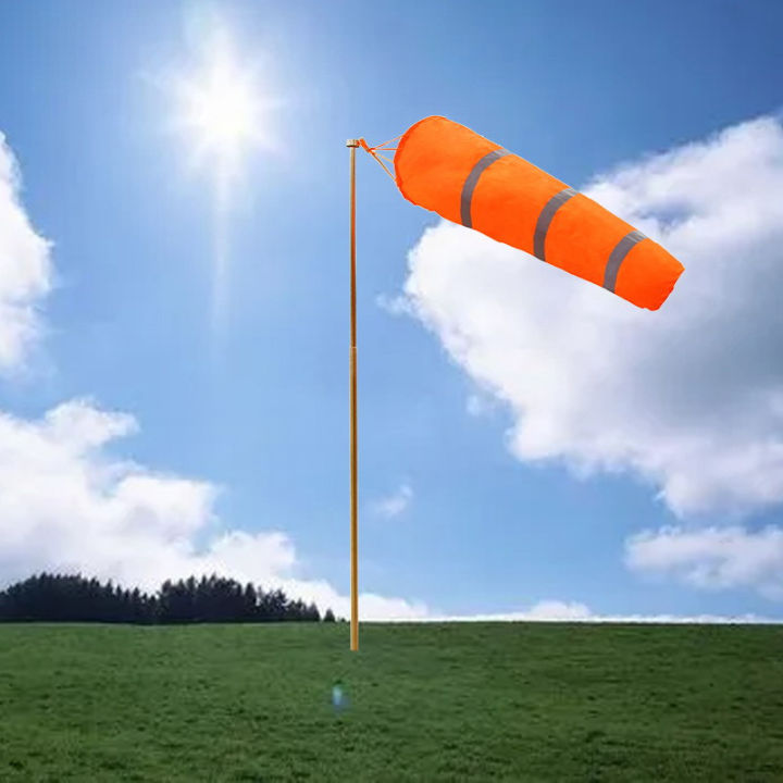 80cm Windsock Outdoor Wind Direction Measurement Reflective Belt Rip ...
