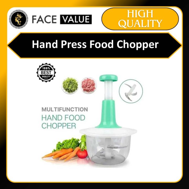 Face Value Stainless Steel Plastic Manual Speedy Hand Press Food ...