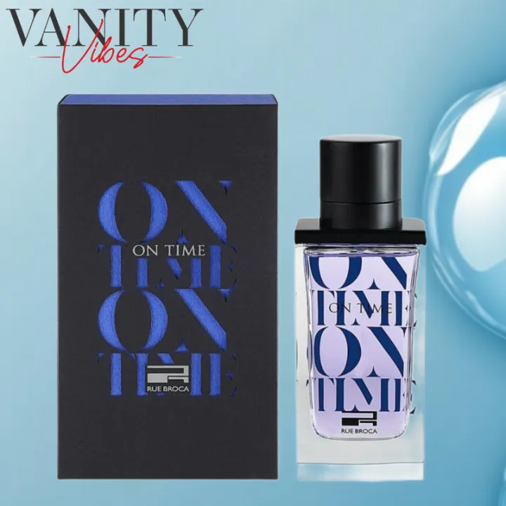 On Time Blue By Rue broca Afnan edp 100ml | Daraz.pk