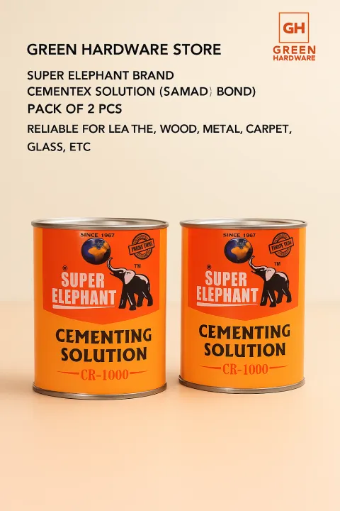 2pcs of Cementing Solution (SAMAD BOND) Super Elephant CR-1000 Adhesive ...