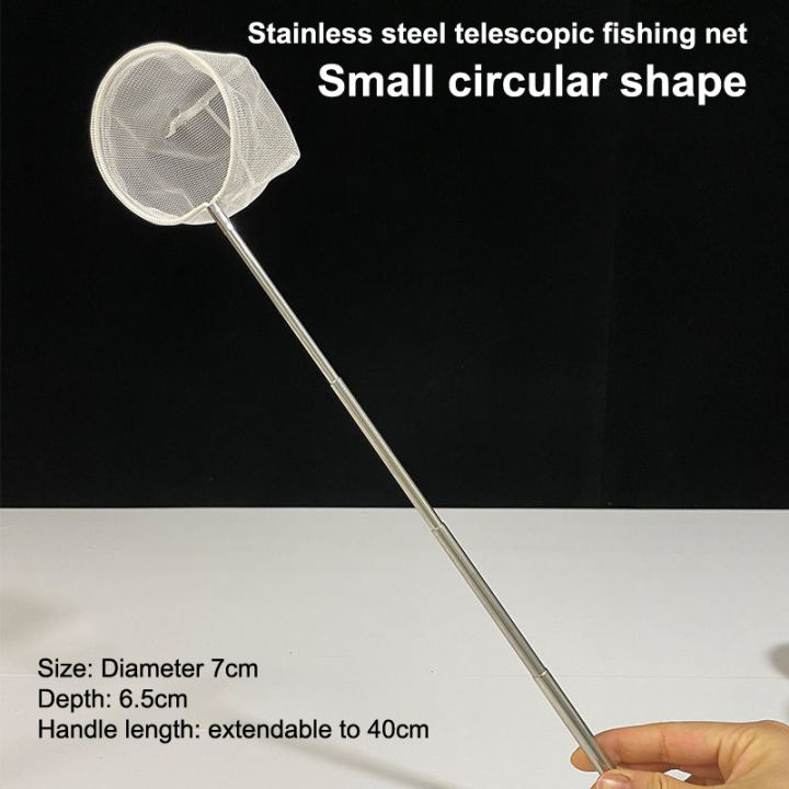 Flexible Aquarium Fish Tank Catch Net Fishnet Retractable Fish Scoop ...