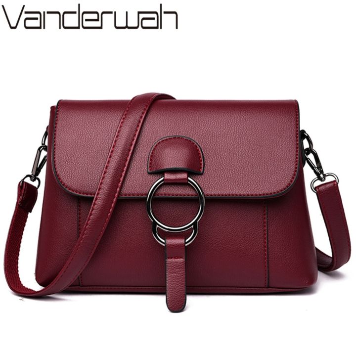 Brand Luxury Women Messenger Bags Leather Handbags Designer Fashion ...