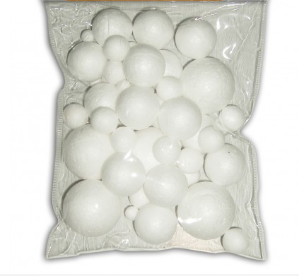 Craftland Styrofoam bolls pack 3cm | Daraz.pk