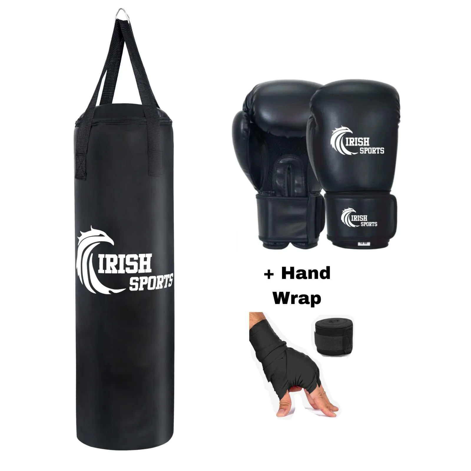 IRISH SPORTS | Boxing Kit ( 3 in 1) | Boxing Punching Bag (Unfilled 3 ...