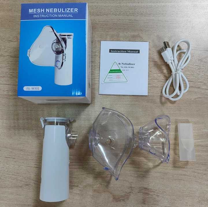 KA Mesh Nebulizer Soundless Portable Nebulizer, Handheld Travel Steam ...