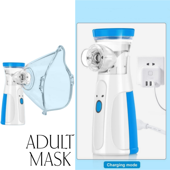 Portable Mesh Nebulizer Machine for Adults & Kids | Rechargeable ...