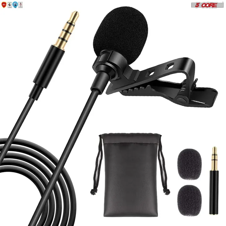 3.5 mm Clip Tie Collar Mic for Mobile Phone Speaking in Lecture Mic for ...