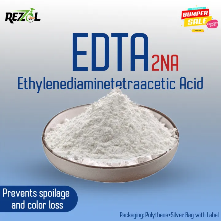 Disodium EDTA 2NA Powder 250gm | Preservative | Stabilizer | Chelating ...