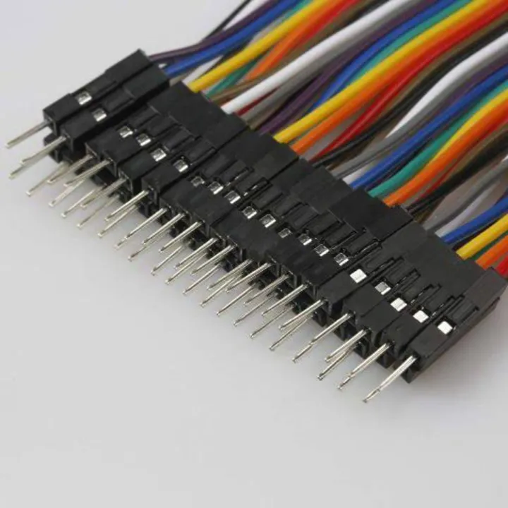jumper wires 20cm 40 pins multi color | Daraz.pk