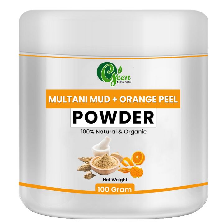 Mix Multani Mitti Powder + Orange Peel Powder | Fuller Earth / Multani ...