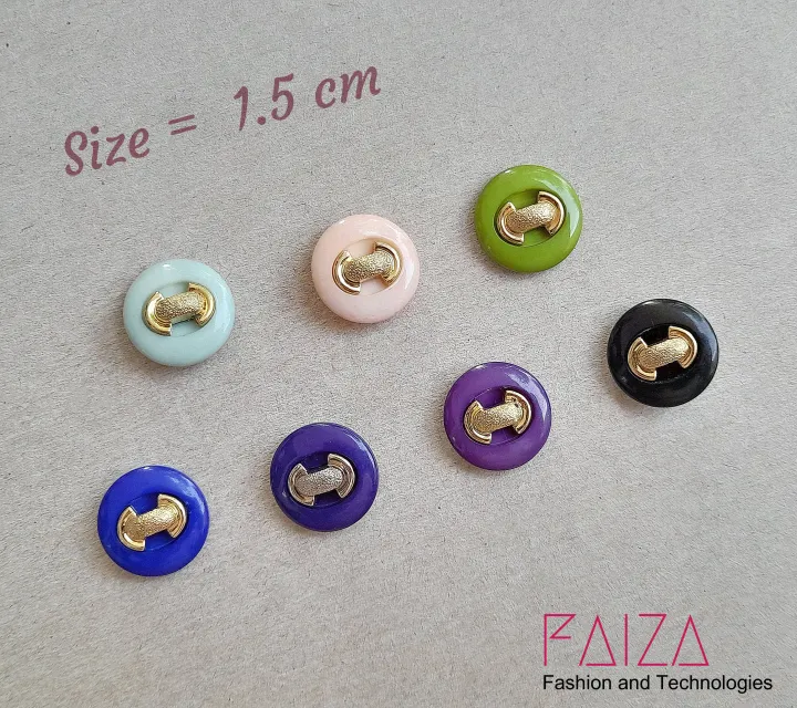 4-Pieces Fancy Decorative Novelty Buttons | Fancy Buttons for Men/Women ...