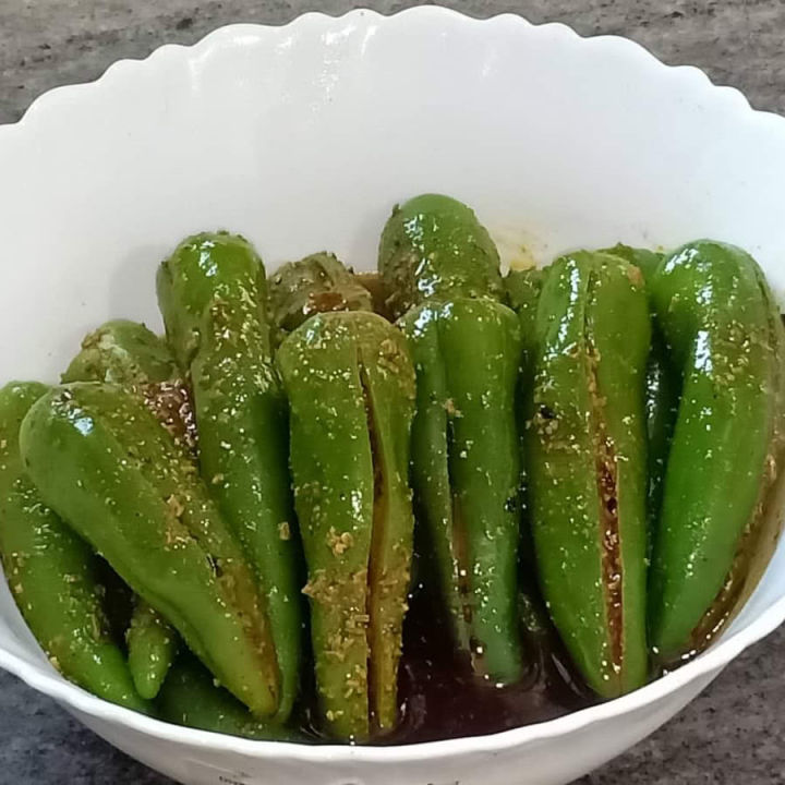 Sabz Mirch Pickle | Green Chilli Achaar | Mirch Ka Achar – 1 KG ...