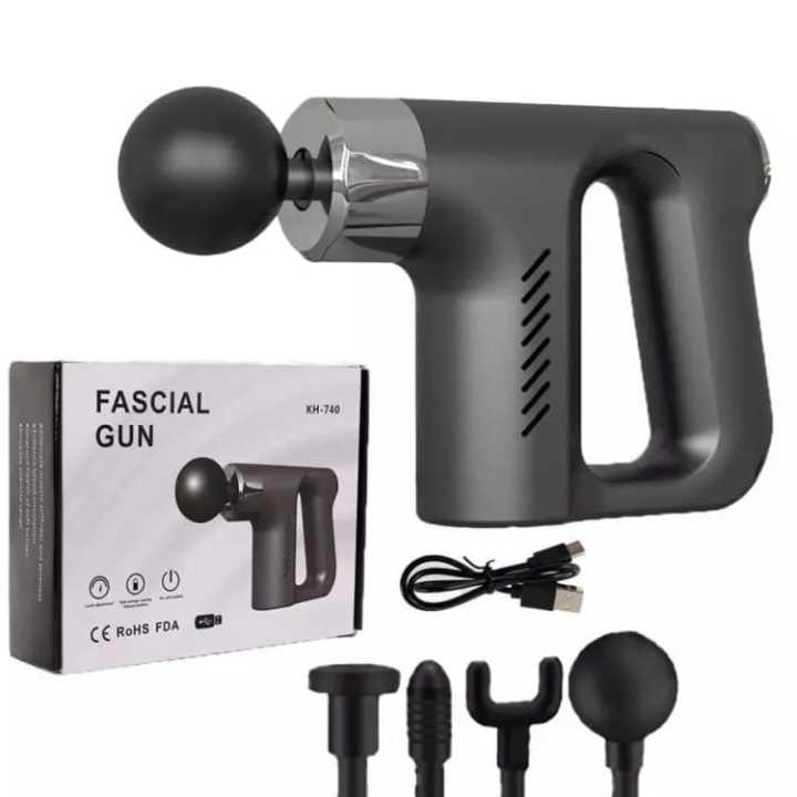 KH-740 Hand Held Massage Gun Percussion Vibration Mini Muscle | Daraz.pk