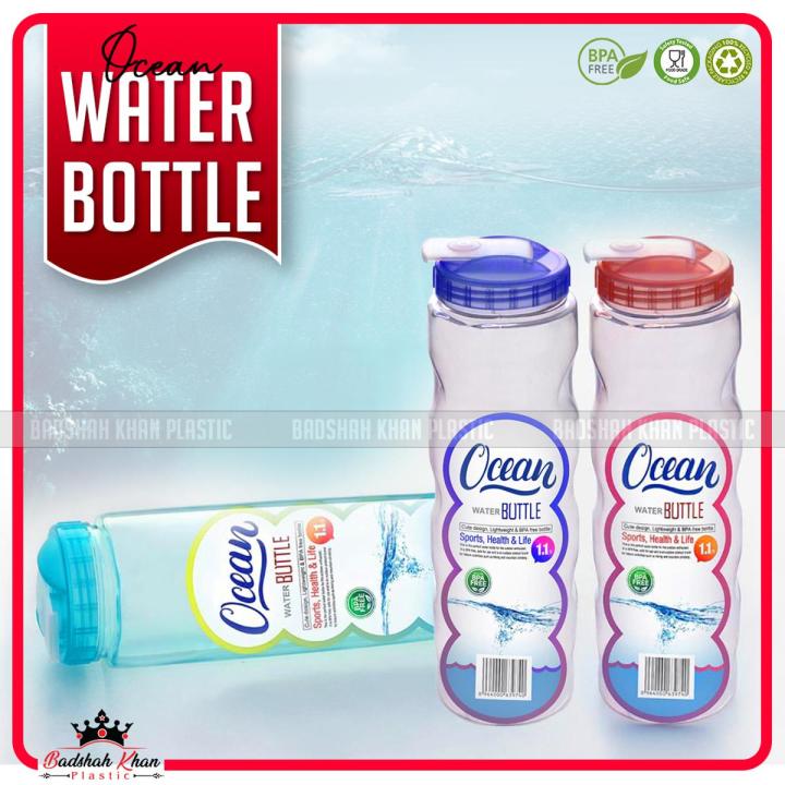 Transparent Crystal Clear Ocean Water Bottle For Daily Use - High ...
