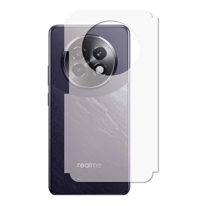 Realme 13+ Back Protector Carbon Fiber Matte Soft Skin Sheet For Realme ...