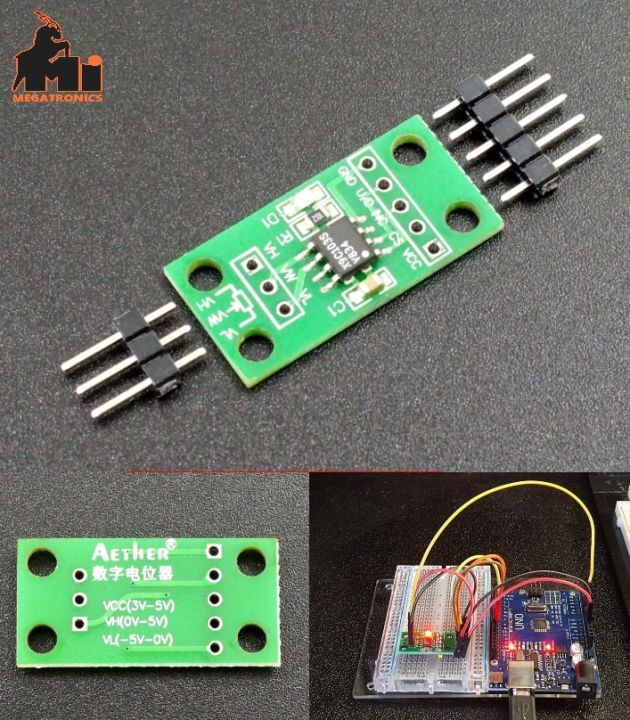 10K X9C103S Digital Potentiometer DC 3V-5V variable resistor adjustable module | Daraz.pk