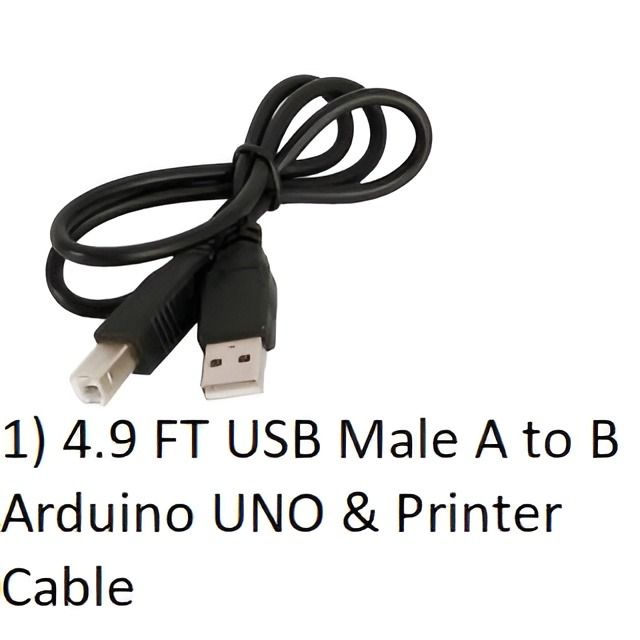 4.9 FT USB Male A to B Arduino UNO & Printer Cable | Daraz.pk