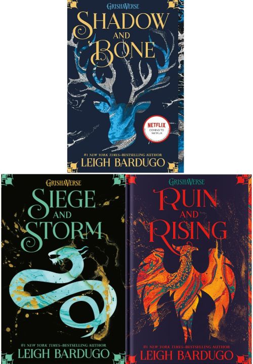 The Shadow and Bone Trilogy ( Shadow and Bone + Siege and Storm + Ruin and Rising ) Set of 3 ...