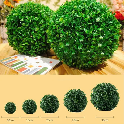 Artificial Grass Topiary Balls Out/Indoor Hanging Ball For Wedding ...