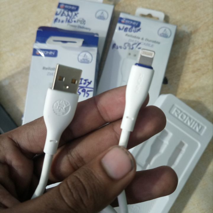 Ronin R-340 IOS Cable Very Best In Built & Quality. | Daraz.pk