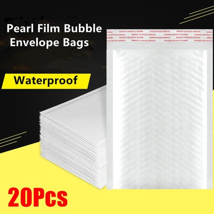 20Pcs Durable Soft Bubble Mailers Pearlescent Film 11/15/18cm Shipping ...