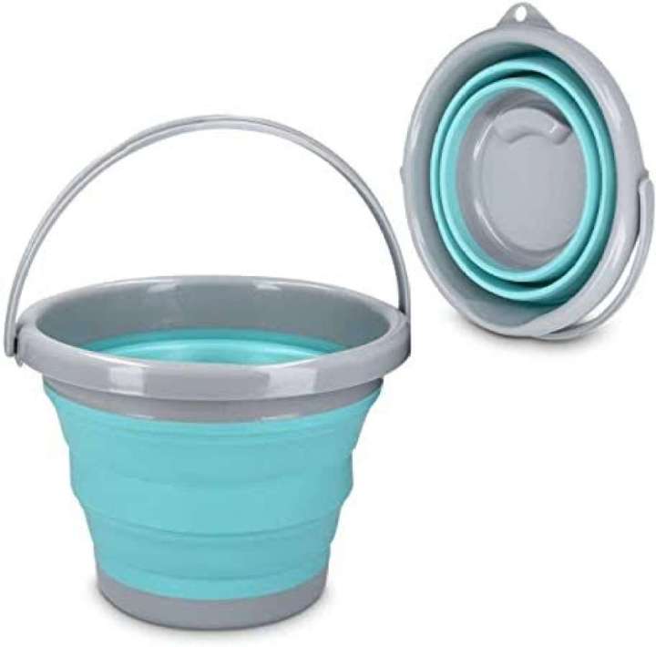Portable Folding Collapsible Water Bucket 5 LITER | Daraz.pk