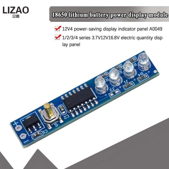 1S Single 3.7V 18650 Lithium Battery Capacity Indicator Module Percent ...
