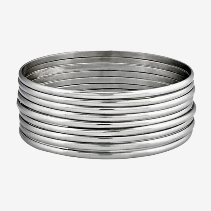 selvar Metal Bangles 24 Piece | Daraz.pk