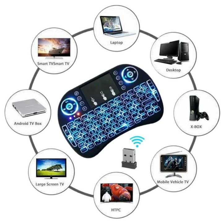 RF500 Mini Keyboard For Mobile, Android Boxes, Laptops, LED Etc With ...