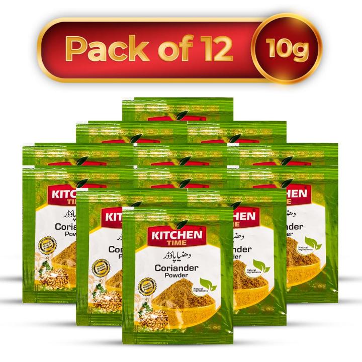 Pack of 12 Dhania Powder - Coriander Powder - Dania Powder - Dry ...