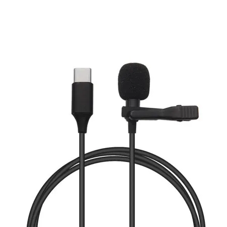 Wired 3.5mm Clip-On Tie Collar Microphone / Type C Microphone Mic for ...