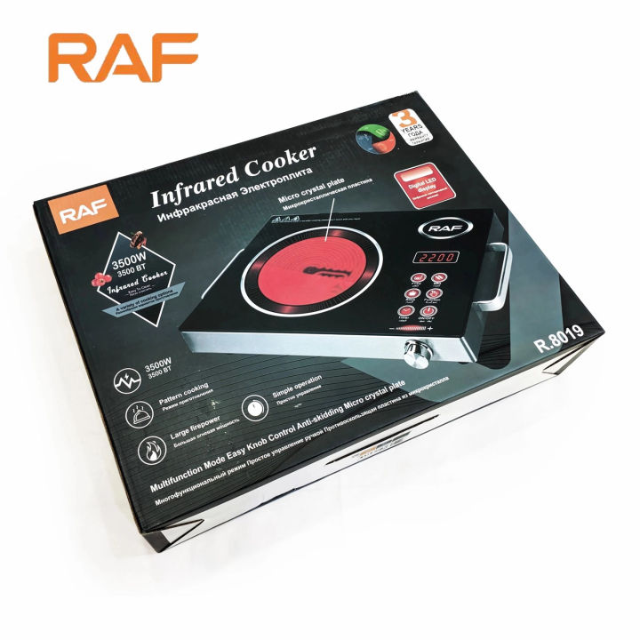 RAF Ceramic Infrared Cooker R.8019: With Multifunction Mode and Large ...