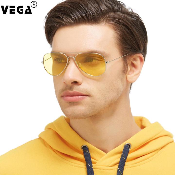VEGA Eyewear Pilot Night Vision Glasses Men Women Aviation Driving ...