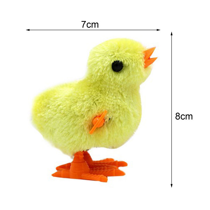 Animal Clockwork Toy Animal Doll Jumping Chicken Wind Up Toy | Daraz.pk