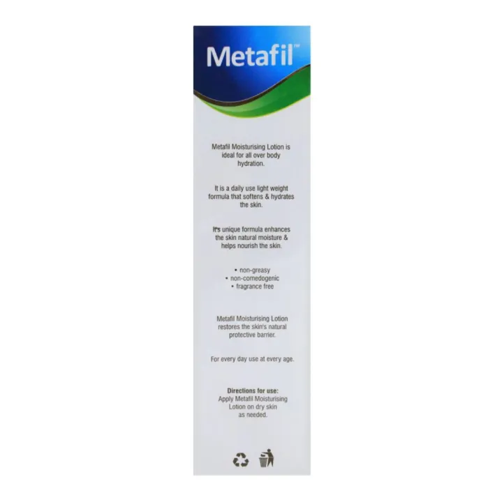 Metafil Moisturising Lotion | Gentle Hydration for All Skin Types ...