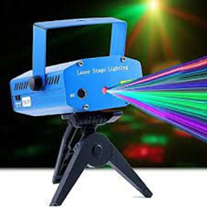 Super Mini Lazer stage light Projector DJ Disco LED Light: Lazer light ...