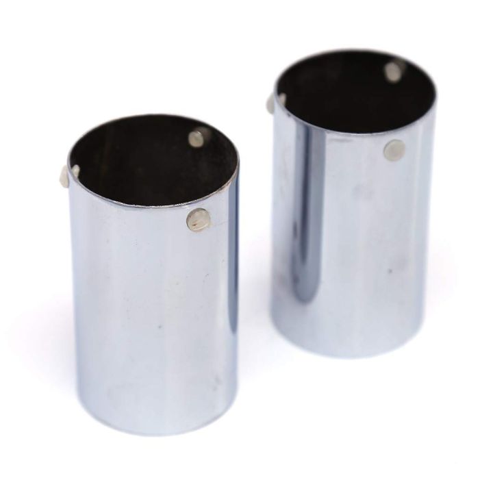 Crown Front Shock Glass Small Chrome Set For 70cc Motorcycles (JH90 ...